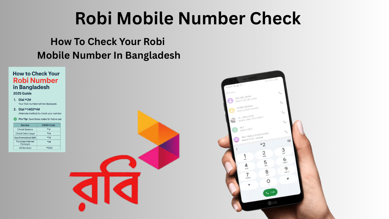 How to Check Your Robi Number in Bangladesh 2025 Guide - BdSmartPhone